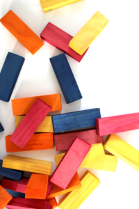 DIY Colorful Jenga Blocks – Turning It Home